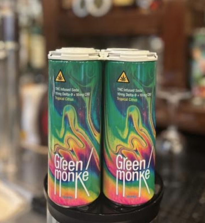 Green Monke Tropical Citrus Seltzer (1) | Red Line Raleigh