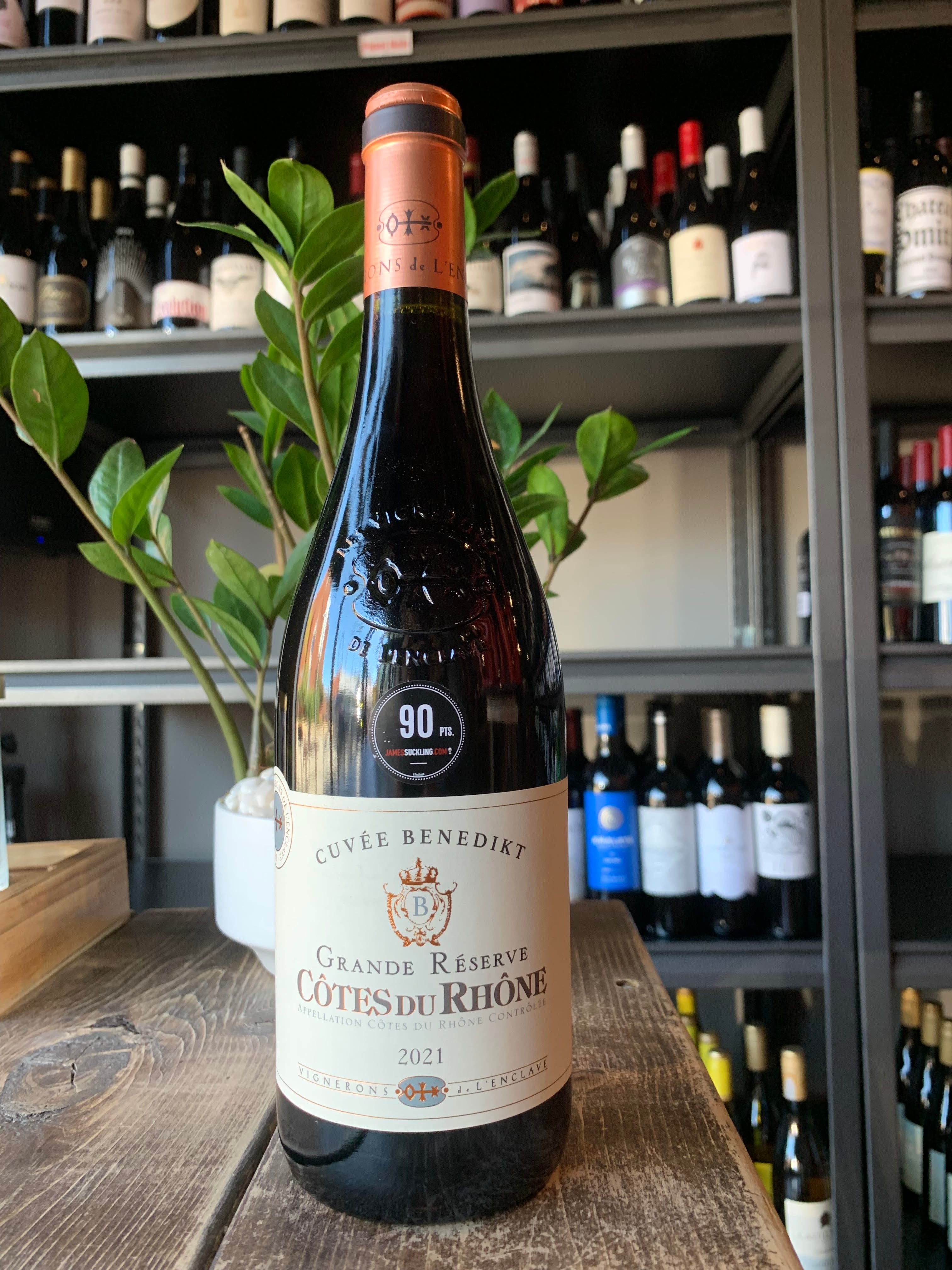 Vignerons de l'enclave Cuvee Benedikt Grande Reserve Cotes Du Rhone Red ...