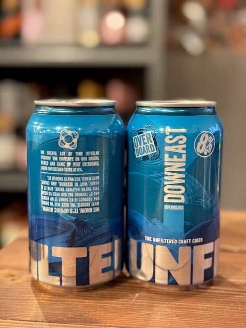 DownEast Overboard Unfiltered Cider 8% ABV | Red Line Beer & Wine
