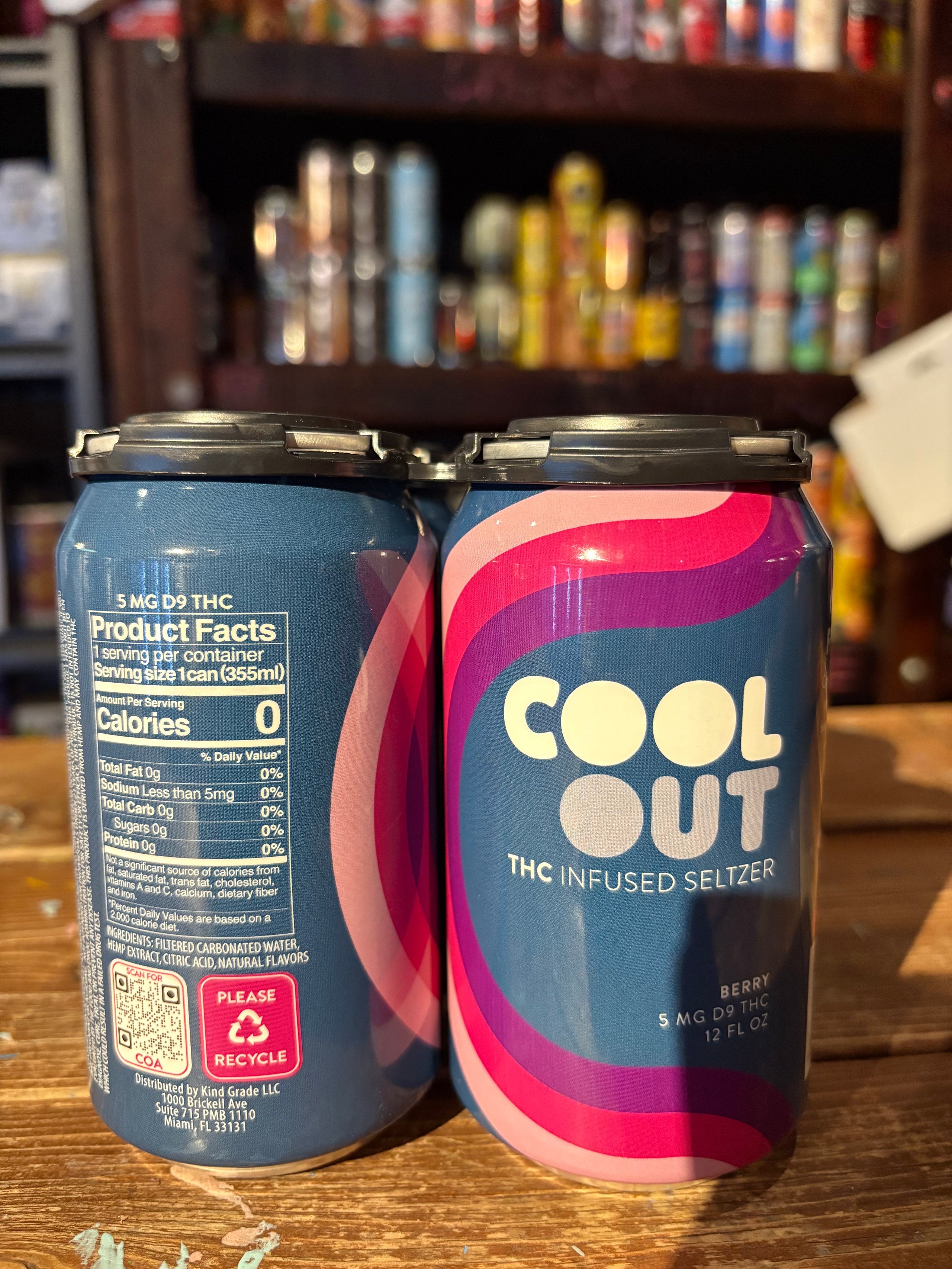 Cool Out Berry Non-Alcoholic Seltzer | Red Line Beer & Wine