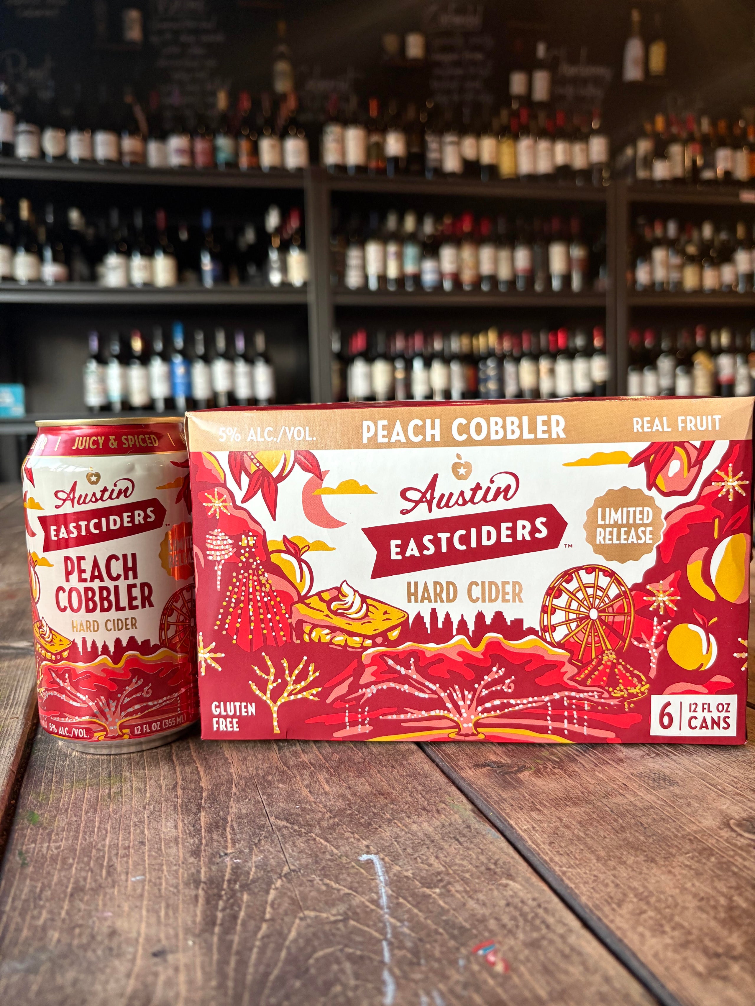 Austin Eastciders Peach Cobbler Cider 5% ABV | Red Line Beer & Wine